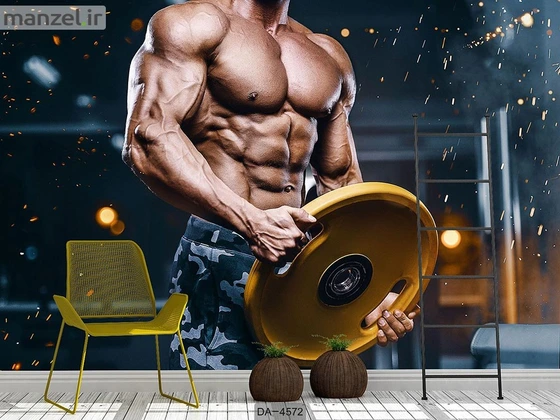 خرید و قیمت پوستر دیواری باشگاه بدنسازی کد DA-4572 | ترب