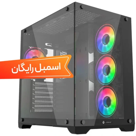 خرید و قیمت کیس اسمبل شده لاجیکی مدل C584B Core i5-14400 LGA 1700/Prime B760M-A D4-CSM/32GB/Dual ...