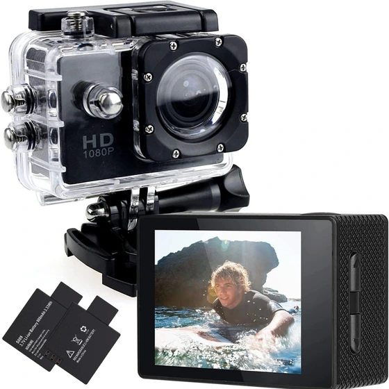 خرید و قیمت ALLBIZ Action Camera 1080P 12MP Sports Camera Wide-Angle ...