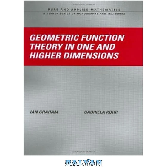 خرید و قیمت دانلود کتاب Geometric Function Theory in One and Higher Dimensions | ترب
