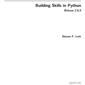 خرید و قیمت دانلود کتاب Building Skills in Python - Release 2.6.5 Release 2.6.5 (as in title) | ترب
