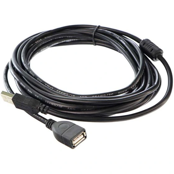 خرید و قیمت کابل USB افزایش 5 متری DETEX | ترب