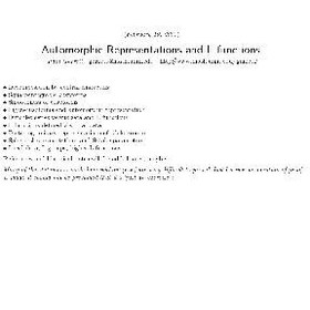 خرید و قیمت دانلود کتاب Automorphic Representations and L-functions 2005 | ترب