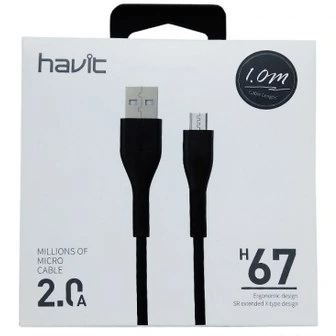خرید و قیمت کابل شارژ microUSB هویت مدل HV-H67 بطول 1 متر | ترب