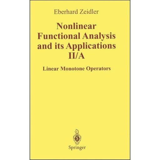 خرید و قیمت کتاب زبان اصلی Nonlinear Functional Analysis and Its Applications | ترب