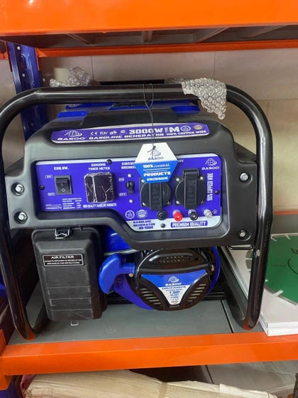 خرید و قیمت موتور برق بنزینی ۳ کیلووات استارتی باسو Basoo BS-5500 | ترب