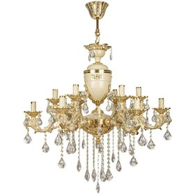 خرید و قیمت لوستر ۱۲ شعله چشمه نور مدل S3704/6GWT | ترب