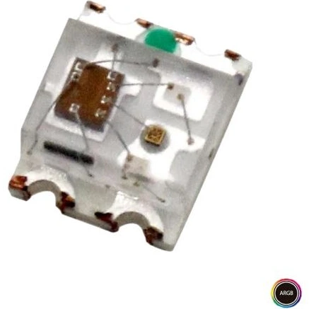 خرید و قیمت چیپ LED RGB WS2812B دارای پکیج 1615 شفاف | ترب