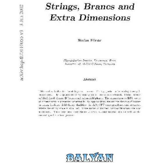 خرید و قیمت دانلود کتاب Strings Branes and Superstring Theory | ترب