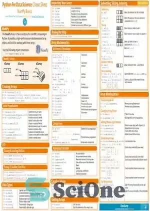 خرید و قیمت دانلود کتاب DataCamp Numpy Cheat Sheet - برگه تقلب DataCamp ...