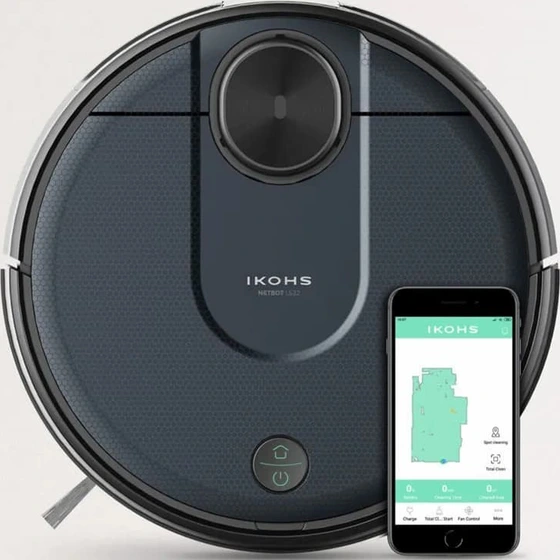 خرید و قیمت جارو شارژی رباتیک هوشمند IKOHS مدل NETBOT LS22 | ترب