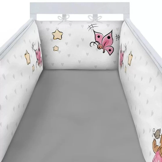 خرید و قیمت محافظ تخت کودک طرح پروانه و خرس - زمان ساخت این محصول 5 روز ...