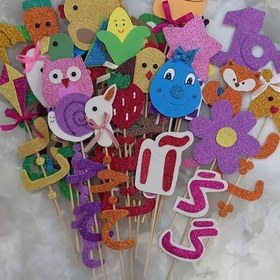 خرید و قیمت حروف الفبا نمدی حرف او و ج | ترب