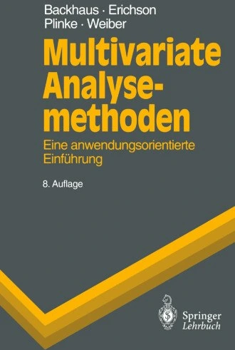 خرید و قیمت دانلود کتاب Multivariate Analysemethoden: Eine anwendungsorientierte Einführung 8 ...