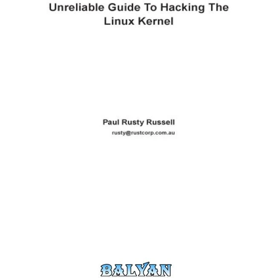 خرید و قیمت دانلود کتاب Unreliable Guide To Hacking The Linux Kernel ترب