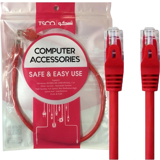 خرید و قیمت کابل پچکورد TSCO 30CM CAT5 | ترب