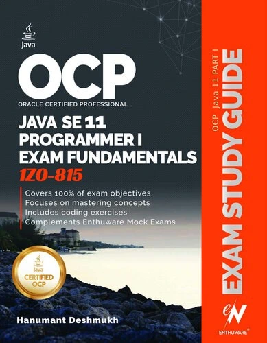 خرید و قیمت دانلود کتاب OCP Java SE 11 Programmer I Fundamentals: Exam 1Z0-815 2019 | ترب