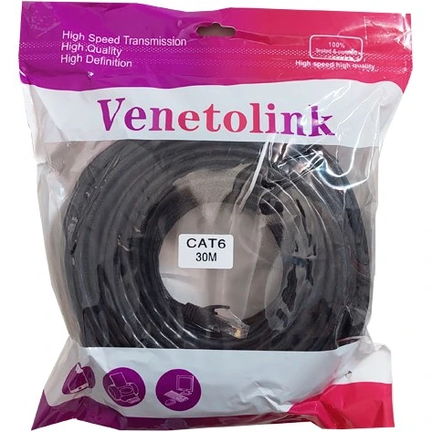 خرید و قیمت کابل شبکه CAT6 VENETOLINK به طول 30 متر | ترب