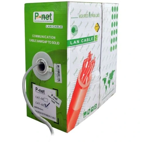 خرید و قیمت کابل شبکه 100 متری Cat6 Pnet | ترب