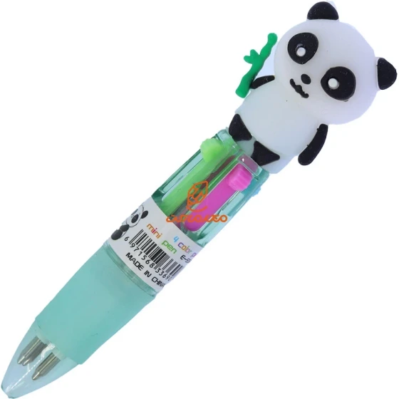 خرید و قیمت خودکار 4 رنگ فانتزی مینی طرح پاندا تفنگ دار 556 CARTOON | ترب