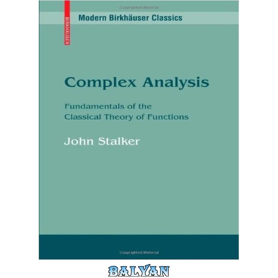 خرید و قیمت دانلود کتاب Complex Analysis Fundamentals Of The Classical Theory Of Functions ترب
