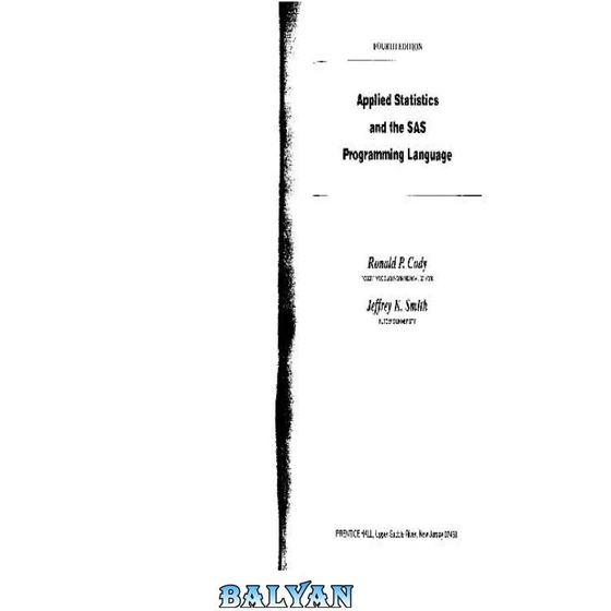 خرید و قیمت دانلود کتاب Applied Statistics and the SAS Programming ...