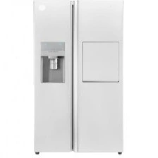 خرید و قیمت یخچال فریزر ساید بای ساید سفید متالیک SBS هایپر اسنوا S8-2350GW | ترب