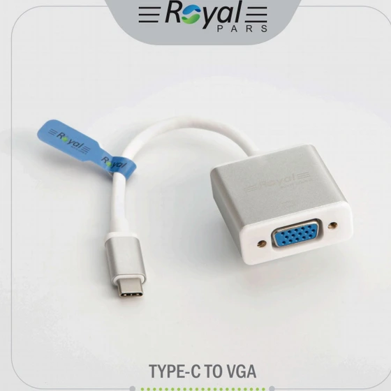خرید و قیمت تبديل ROYAL TYPE-C TO VGA | ترب