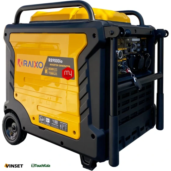 خرید و قیمت موتور برق بنزینی راکسیو 8.5 کیلووات مدل RB9000ie ریموت استارت | ترب