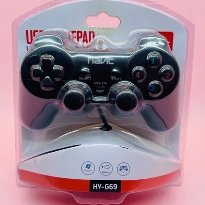 خرید و قیمت دسته گیم شوک دار هویت سیم دار مدل HAVIT G69 | ترب