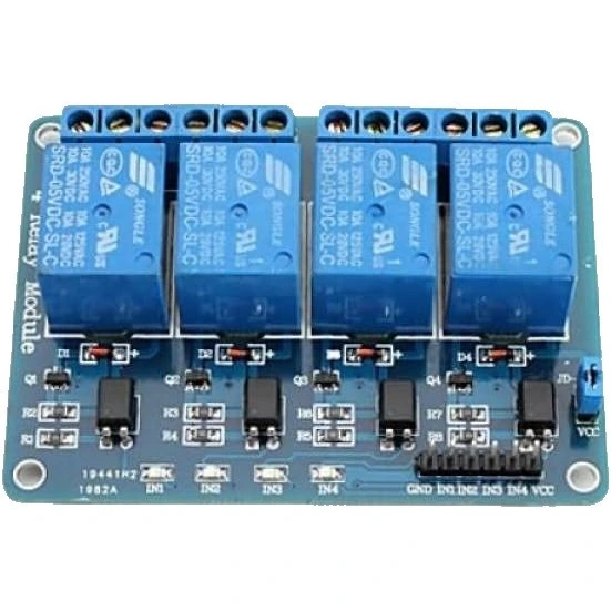 خرید و قیمت ماژول رله 5 ولت 4 کاناله مدل HW-316 | ترب