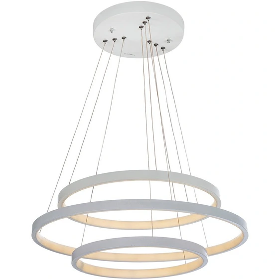 خرید و قیمت چراغ آویز چشمه نور کد A6319/3H-WT - سفید | ترب