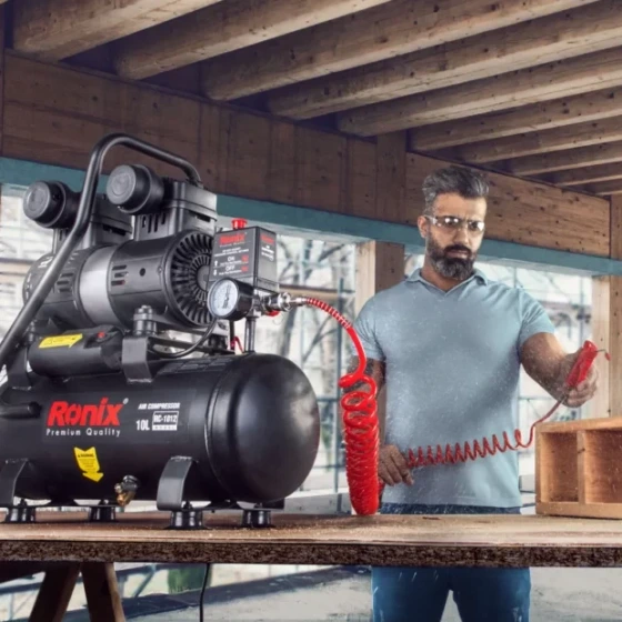 خرید و قیمت کمپرسور باد 10 لیتری بی صدا مدل : RC-1012 | ترب