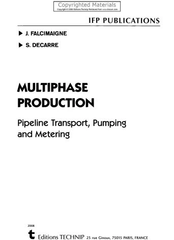 خرید و قیمت دانلود کتاب Multiphase Production - Pipeline Transport ...