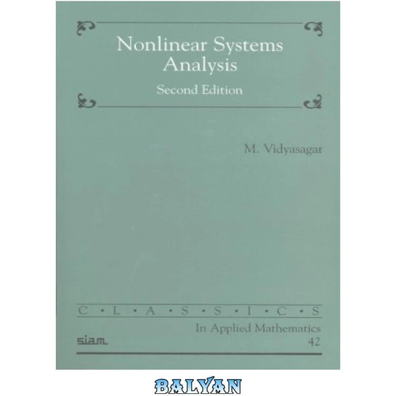 خرید و قیمت دانلود کتاب Nonlinear systems analysis | ترب