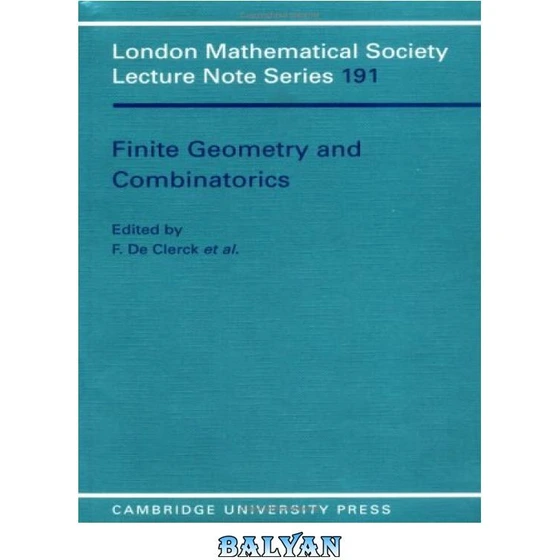 خرید و قیمت دانلود کتاب Finite Geometries And Combinatorics ترب