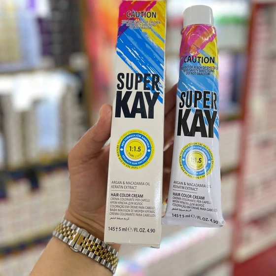 خرید و قیمت رنگ موی ایتالیایی۱۴۵میل سوپرکیSUPER KAY شماره 10,1 بلوند ...