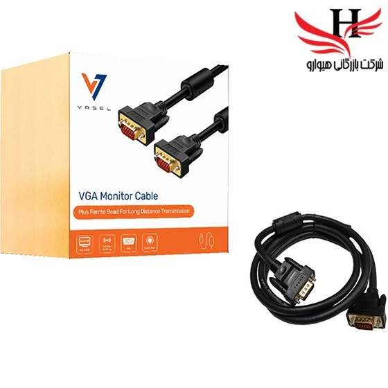 خرید و قیمت کابل تصویر وی جی ای اصل VGA VASEL 1.5M | ترب