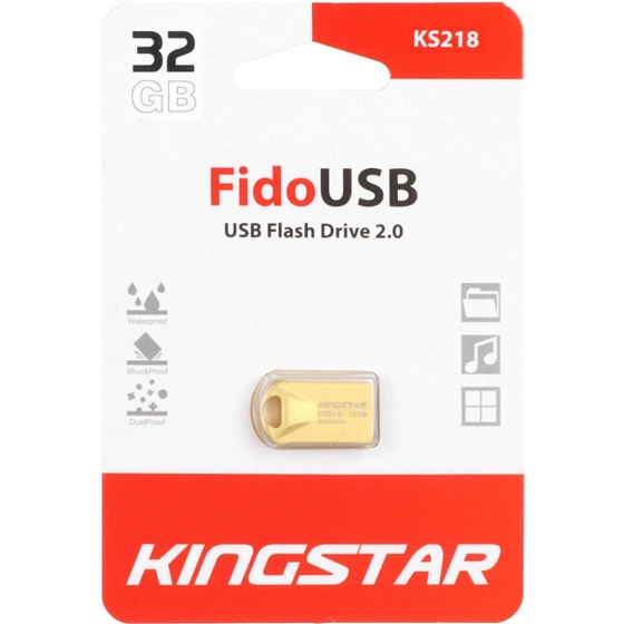 خرید و قیمت فلش مموری کینگ استار ظرفیت 32 گیگابایت مدل Fido KS218 | ترب
