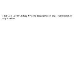 خرید و قیمت دانلود کتاب Thin Cell Layer Culture System: Regeneration ...