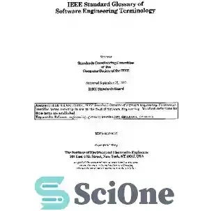 خرید و قیمت دانلود کتاب IEEE Std 610.121990 IEEE Standard Glossary of Software Engineering ...