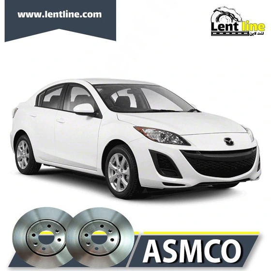 خرید و قیمت دیسک ترمز جلو مزدا 3 برند ASMCO | ترب
