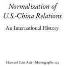 خرید و قیمت دانلود کتاب Normalization of U.S.-China Relations: An ...