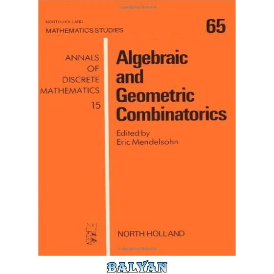 خرید و قیمت دانلود کتاب Algebraic and Geometric Combinatorics | ترب