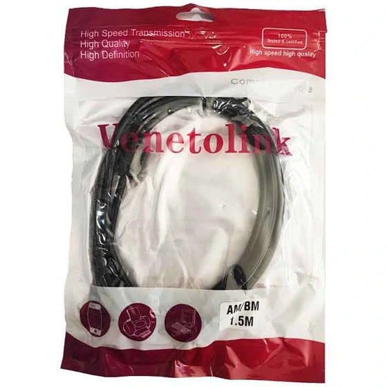 خرید و قیمت کابل پرینتر Venetolink 1.5 متری | ترب