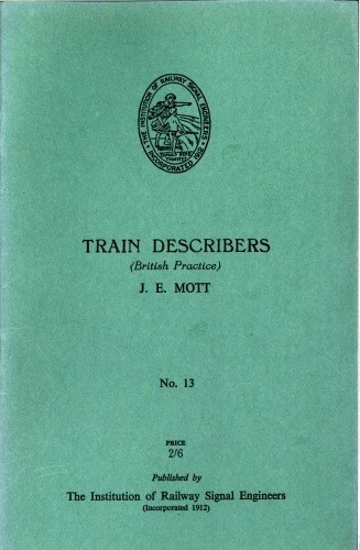 خرید و قیمت دانلود کتاب IRSE Green Book No.13 Train Describers (British ...