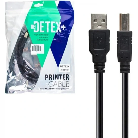 خرید و قیمت کابل پرینتر 3 متری DETEX | ترب