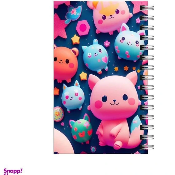 خرید و قیمت دفترچه یادداشت مدل to do list طرح گربه فضایی و ستاره کد ...
