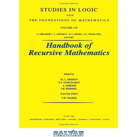 خرید و قیمت دانلود کتاب Handbook Of Recursive Mathematics Volume 1 Recursive Model Theory ترب