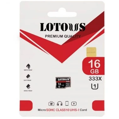 خرید و قیمت کارت حافظه 16 گیگابایتی microSDHC لوتوس مدل U1 333X | ترب